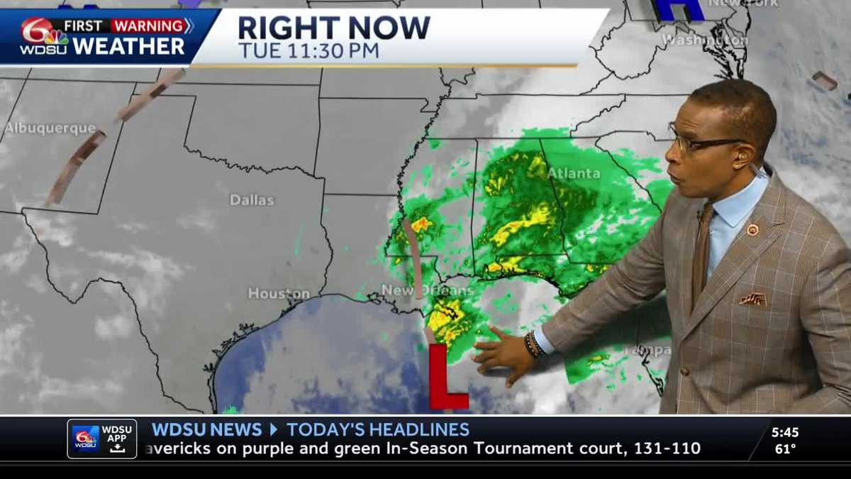 A cloudy and windy Wednesday