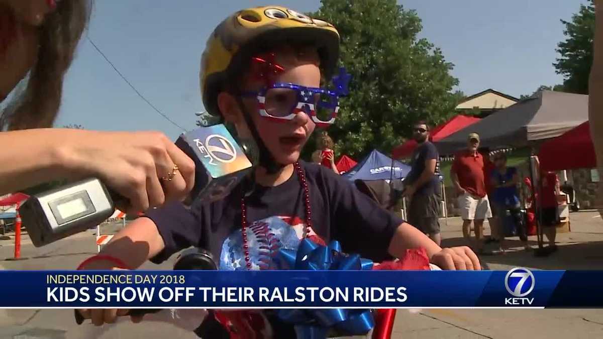 Kids show off their Ralston rides