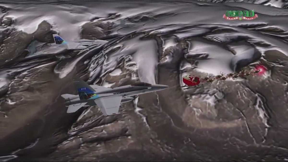 NORAD announces fighter jet escort for Santa this year