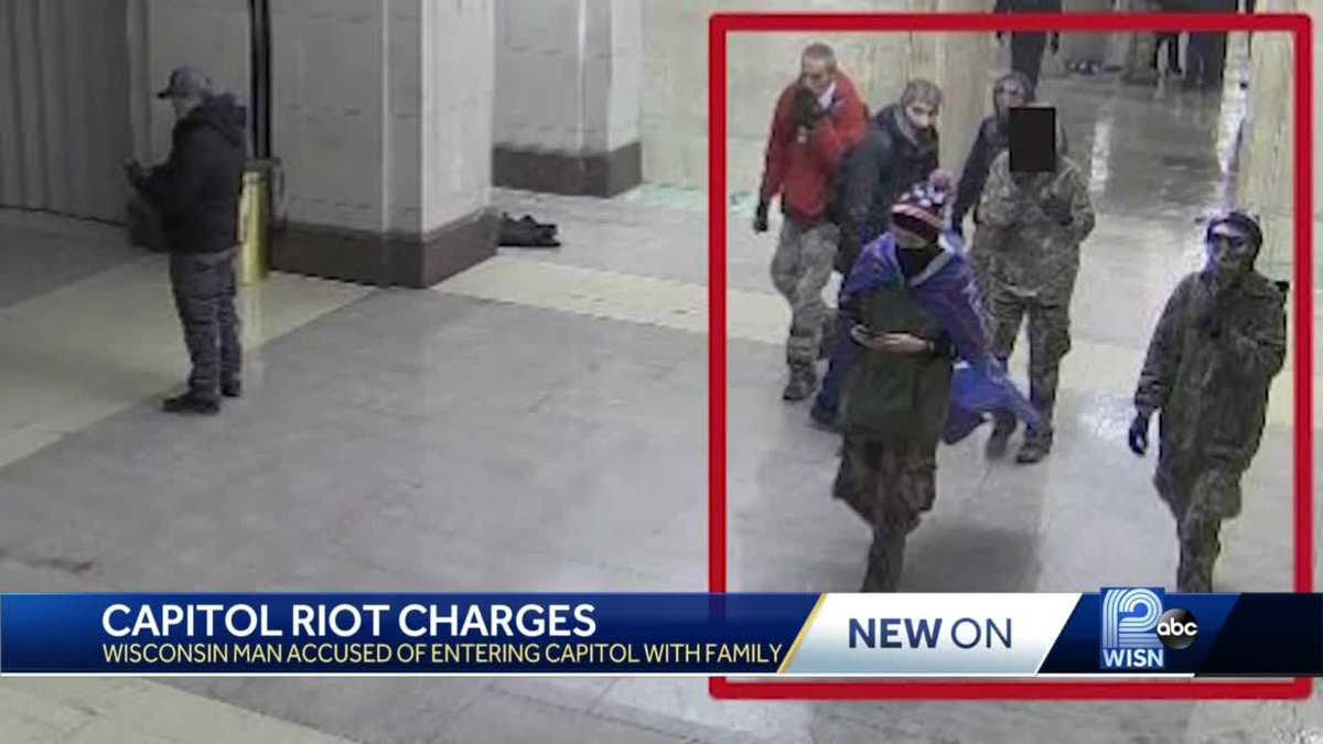 Wisconsin man, family charged after Jan. 6 Capitol riot