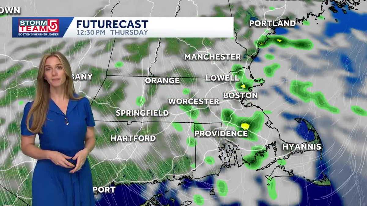 Video: Dry overnight ahead of spot storms Wednesday
