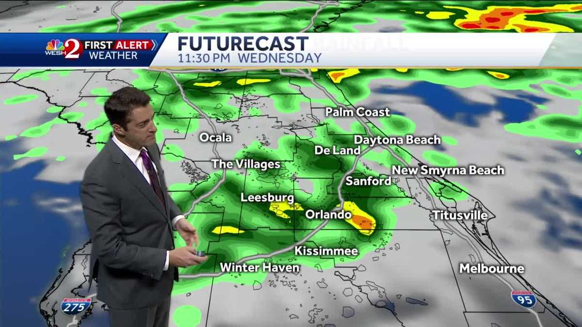 Tracking rain later in the week