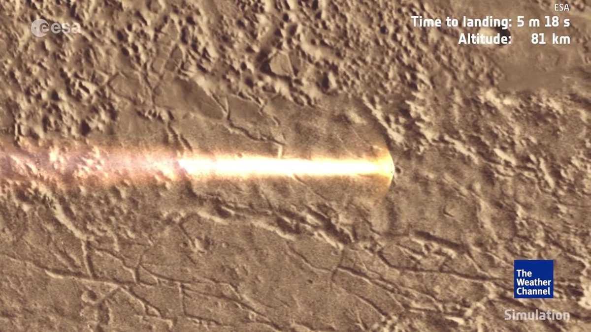 Crash on Mars Caught on Satellite Images