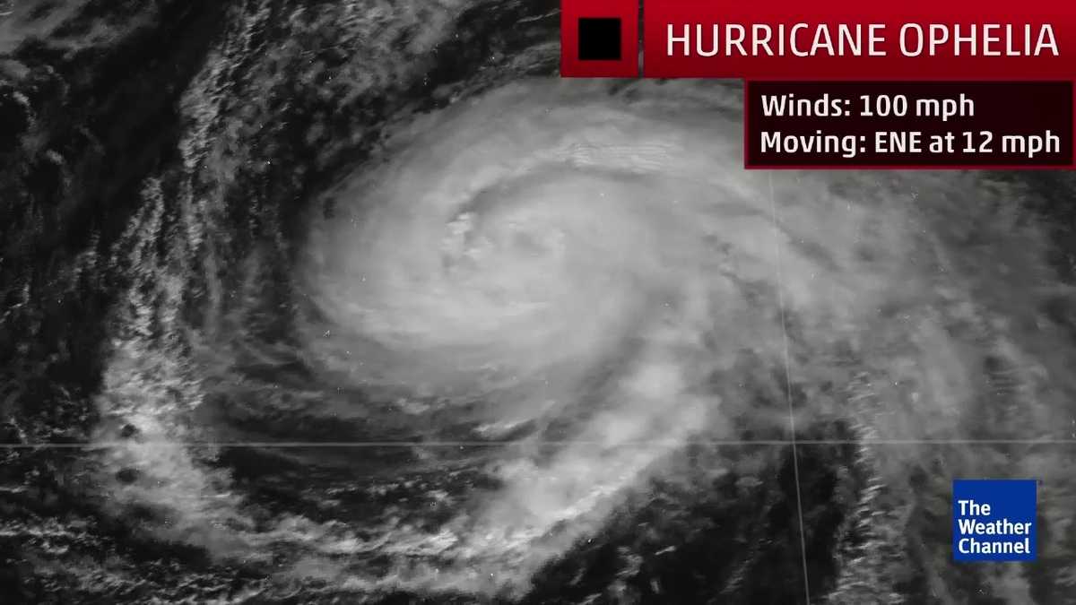 Hurricane Ophelia Takes Aim at Ireland