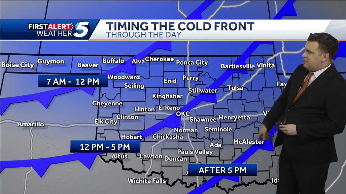FORECAST: Cold Front Moves In