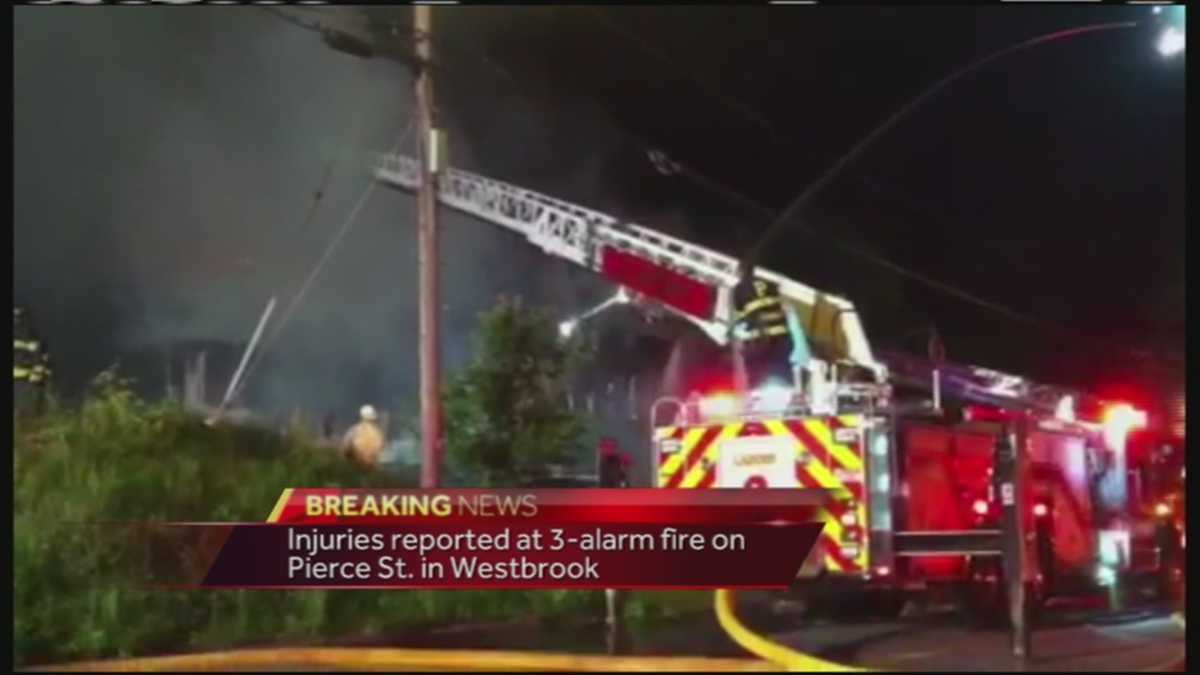 3-alarm fire destroys Westbrook building