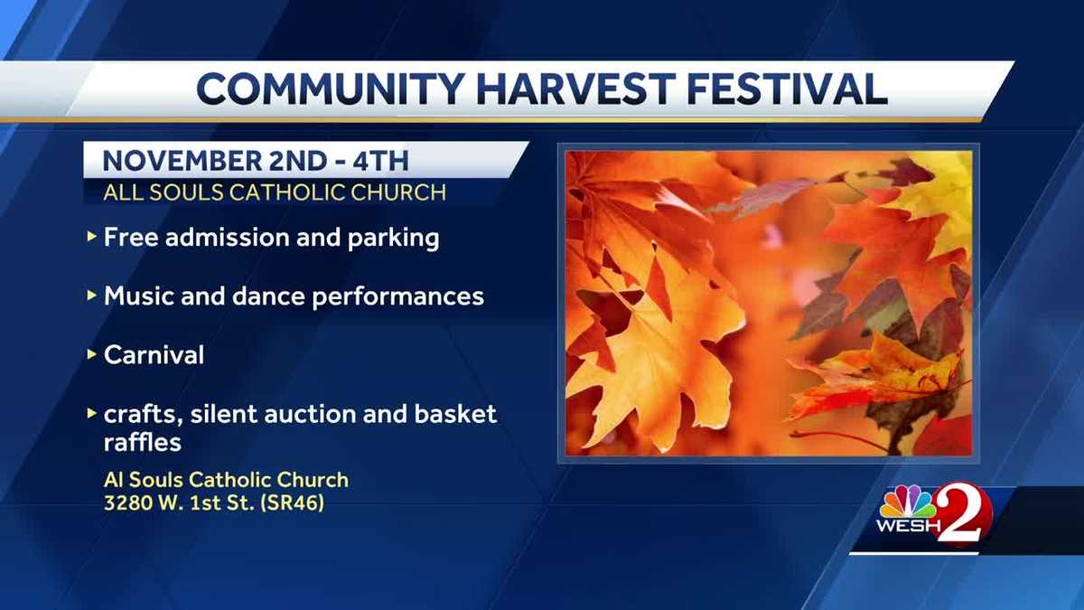 Community Harvest Festival This Weekend In Sanford