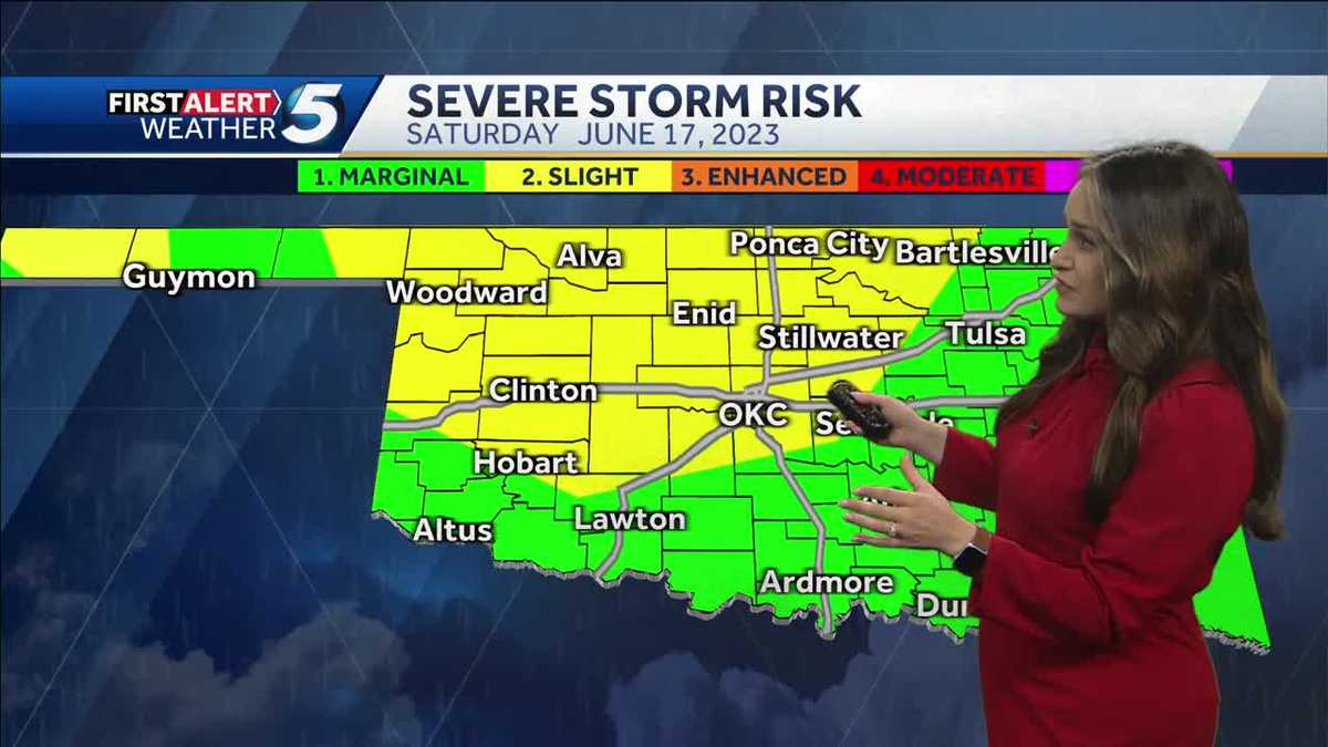 TIMELINE: Oklahoma could see more storms with hail, tornado risk
