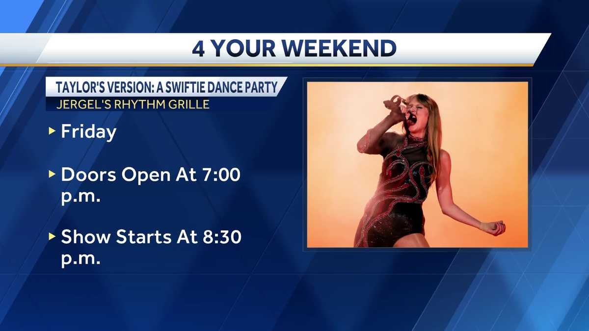 4 Your Weekend: A Swiftie Dance Party (Taylor's version, of course)