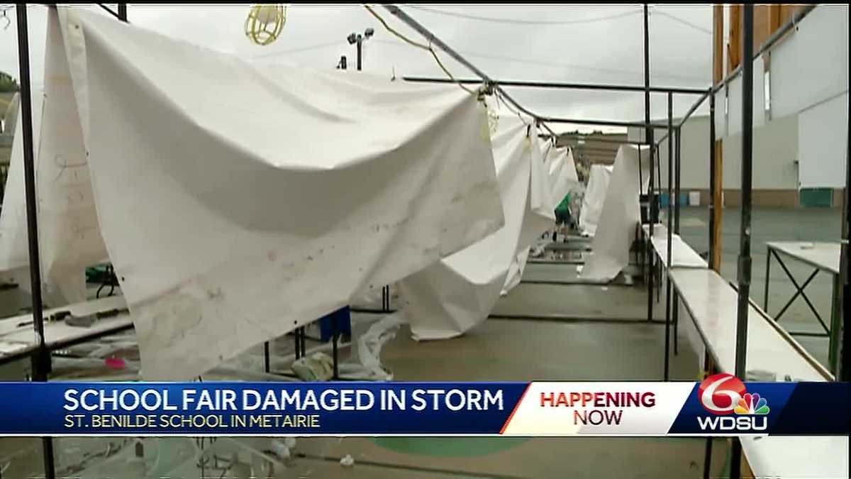 St. Benilde School Fair damaged during storms, still ready to open