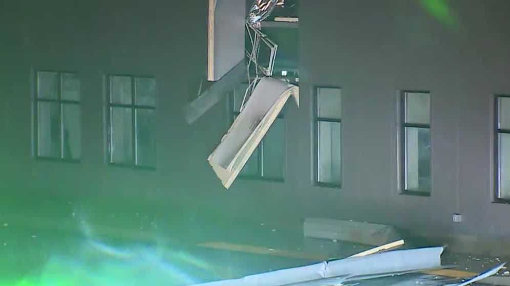 Sports complex damaged