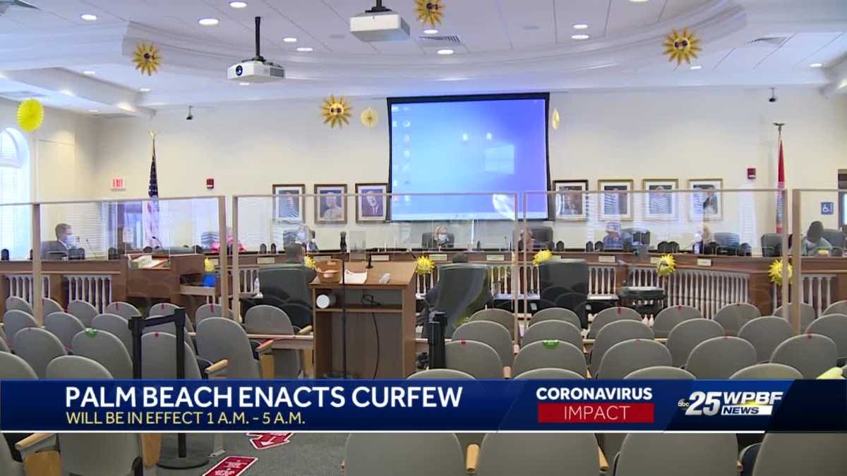 Palm Beach starts curfew; backs off sunset beach closure
