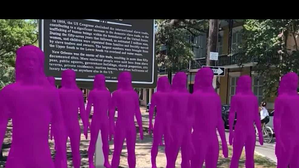 New Orleans artist unveils augmented reality slavery trail exhibit