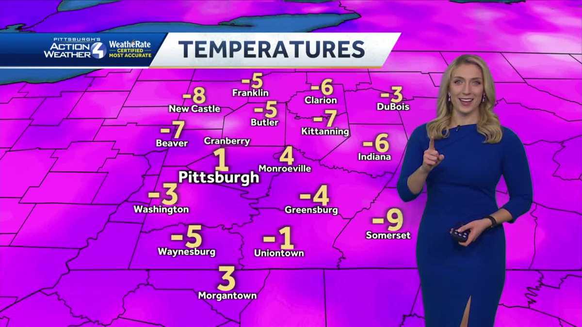 Frigid Morning, Cold Afternoon, Snow Showers Tomorrow