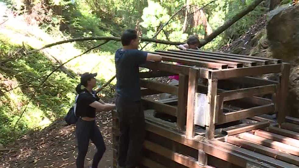 UCSC puts metal gate on cave to protect rare subterranean creatures