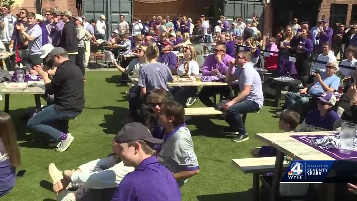 Greenville: Furman fans go wild after Paladin NCAA win
