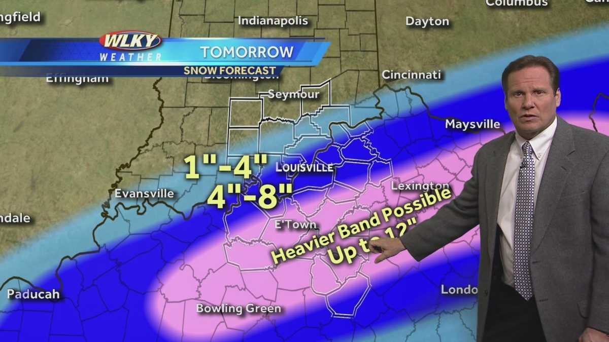 1/21 Thursday overnight winter weather update