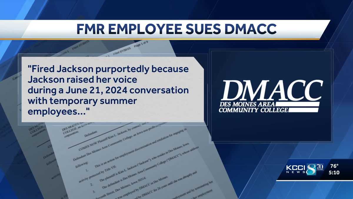 Former DMACC employee sues, claims racial discrimination in firing
