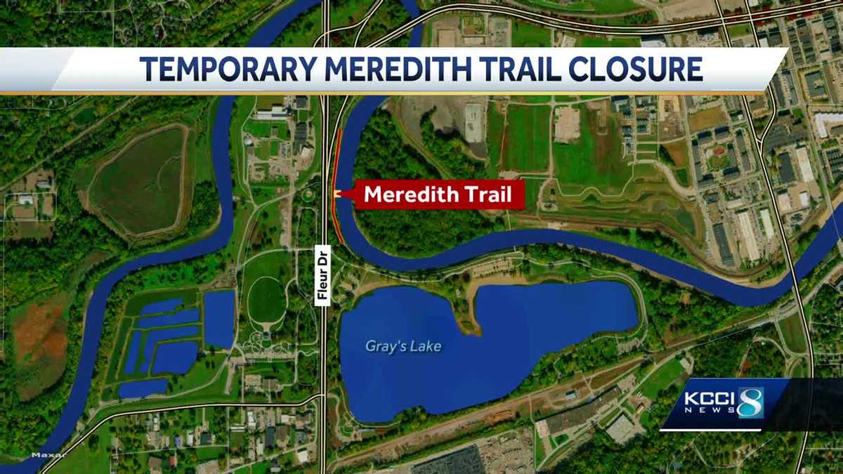 Part of Meredith Trail to close as crews cut down tree