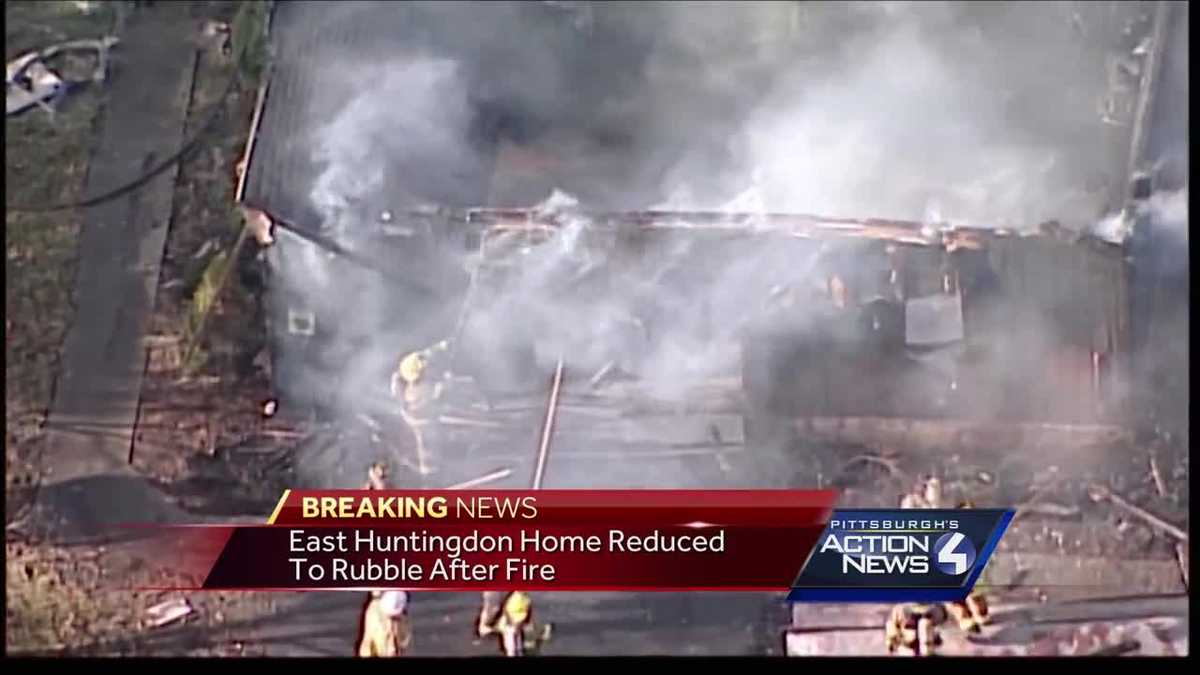Fire destroys large home in East Huntingdon Township