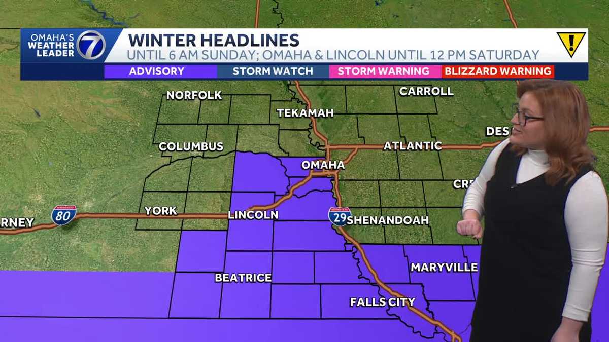 Light snow, brutal cold Saturday for Omaha area