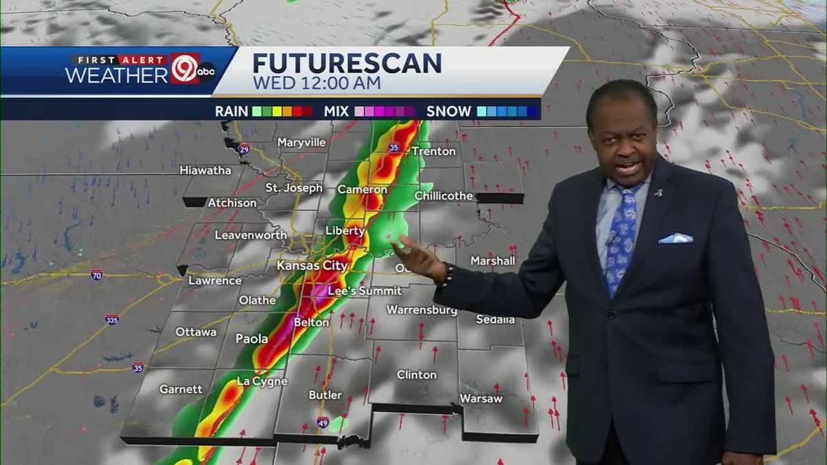 Two rounds of strong storms to impact KMBC viewing area on Tuesday