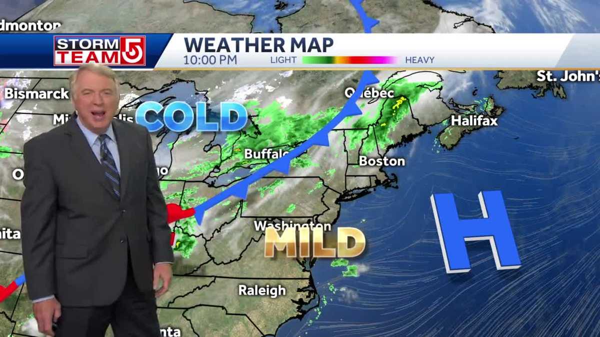 Video: Mild days ahead, with slight threat of showers