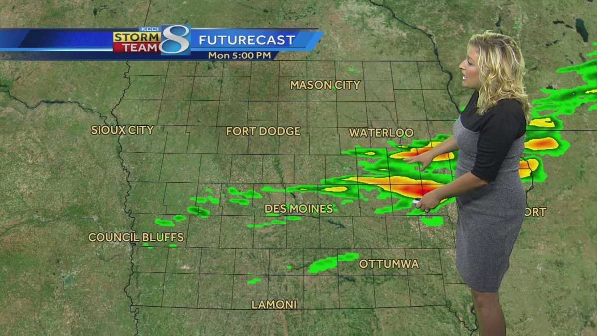 Even more storms forecast Monday afternoon