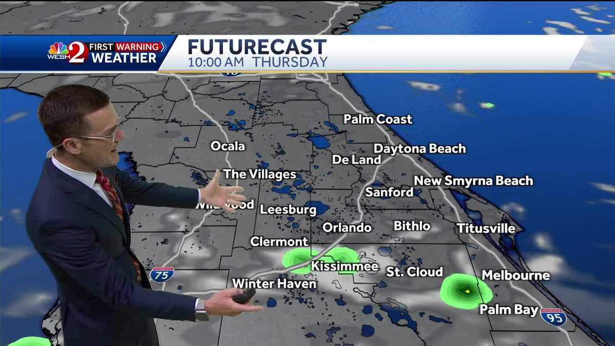 Sunny Thursday with minimal rain chances