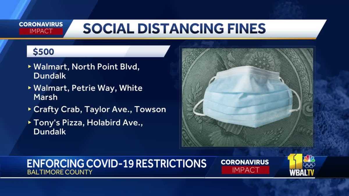 Social Distancing Task Force issues thousands in fines in Baltimore County