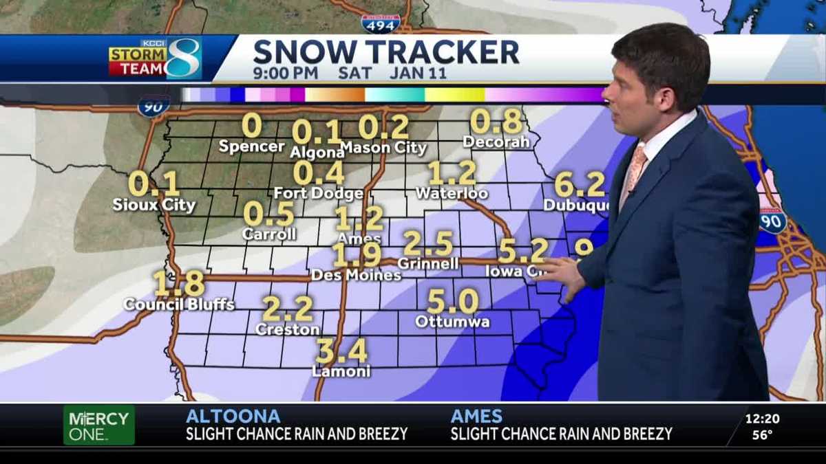 Rain, ice and snow part of 2 waves of incoming weather