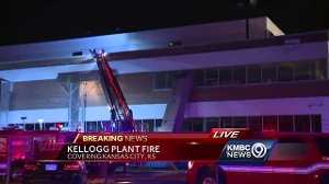 2 firefighters treated for heat exhaustion at factory fire