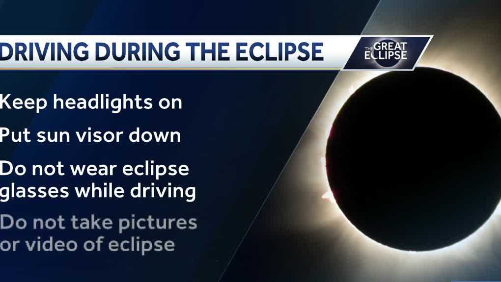 How to avoid distracted driving during solar eclipse