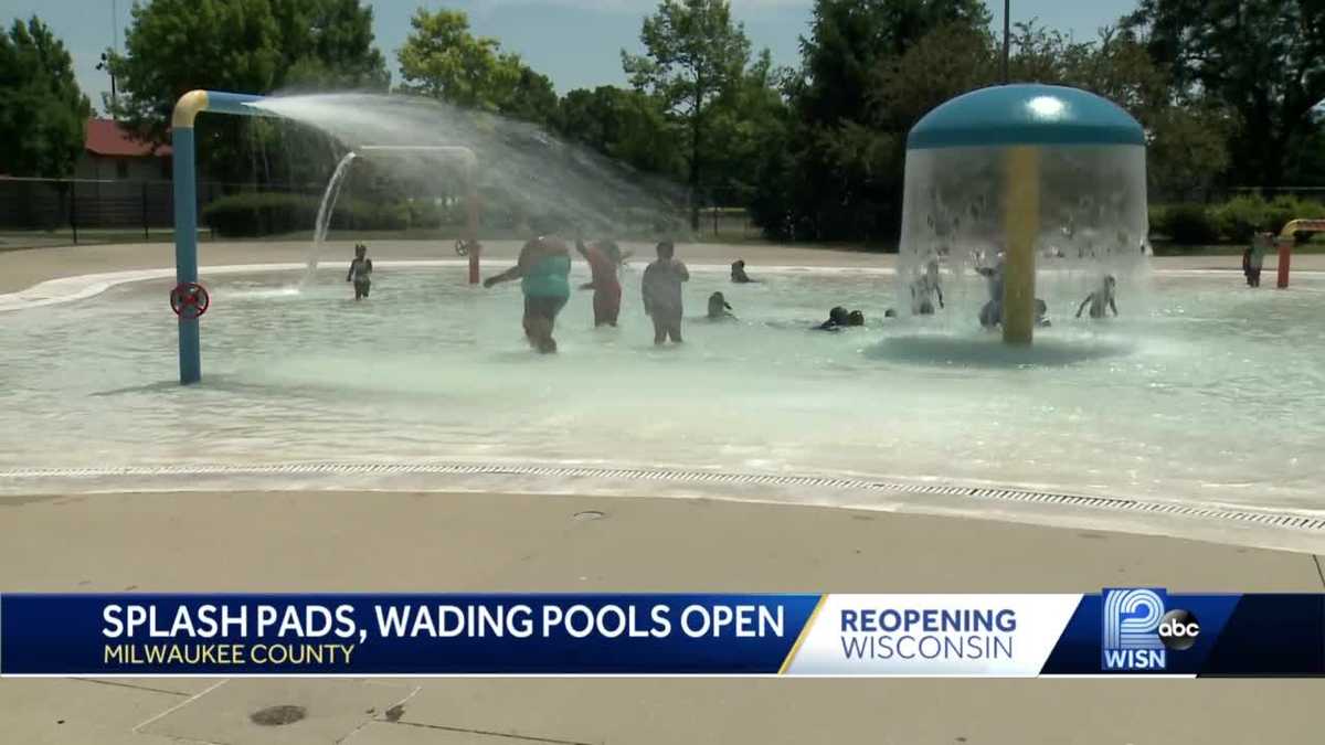 Milwaukee County Parks open some splash pads, wading pools