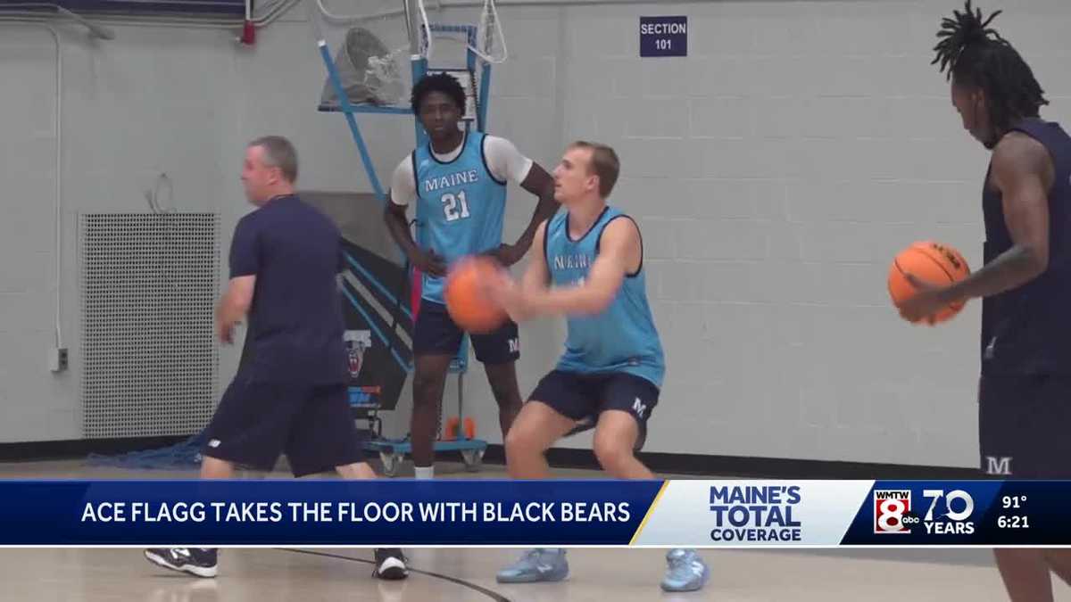 First look at Ace Flagg in UMaine uniform