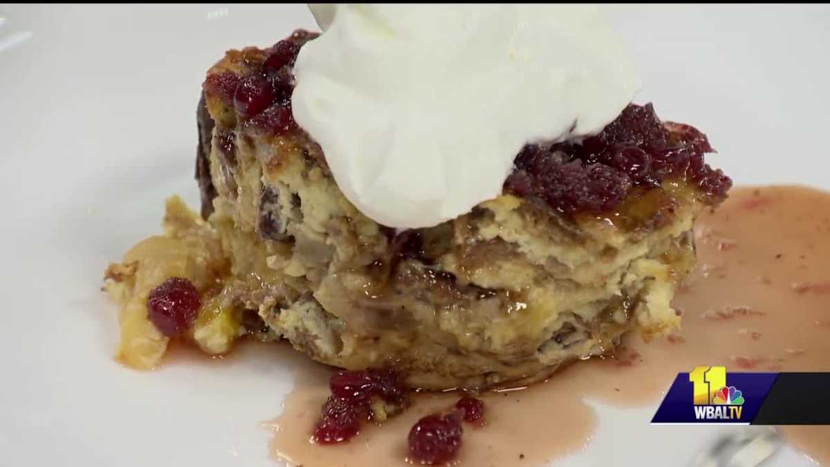 Copper Kitchen makes panettone bread pudding