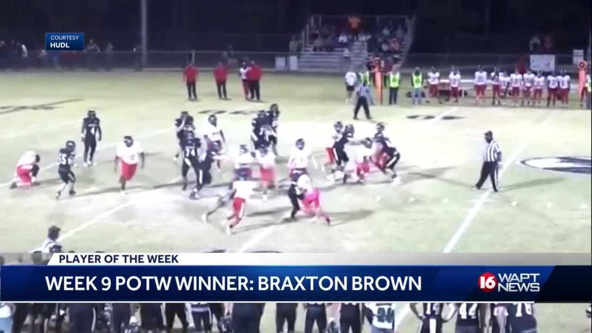 Week nine Player of the Week: Braxton Brown
