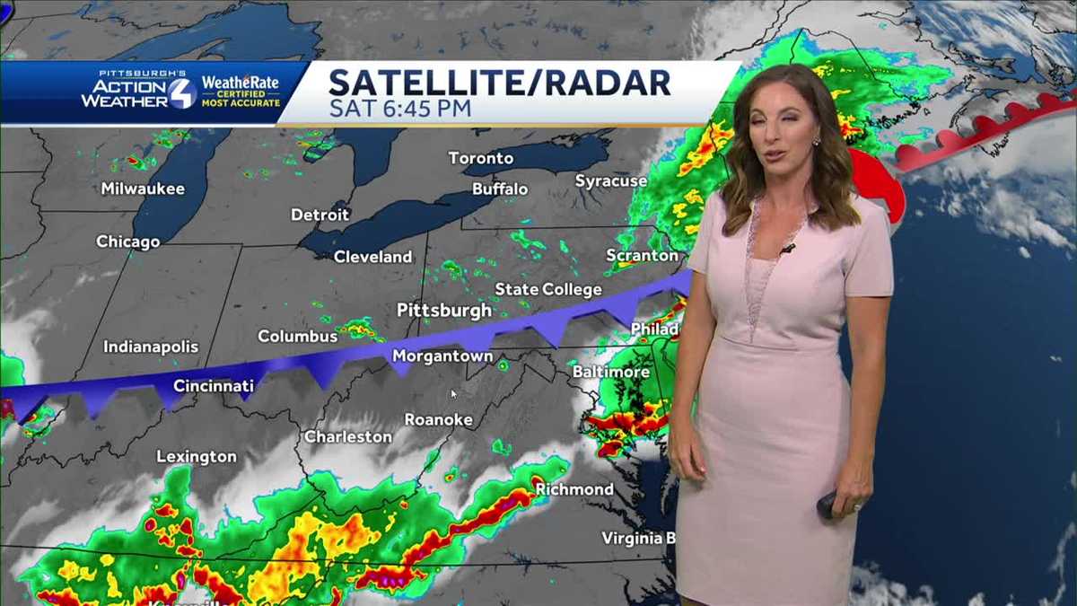 Storms ending, partly cloudy, fog late