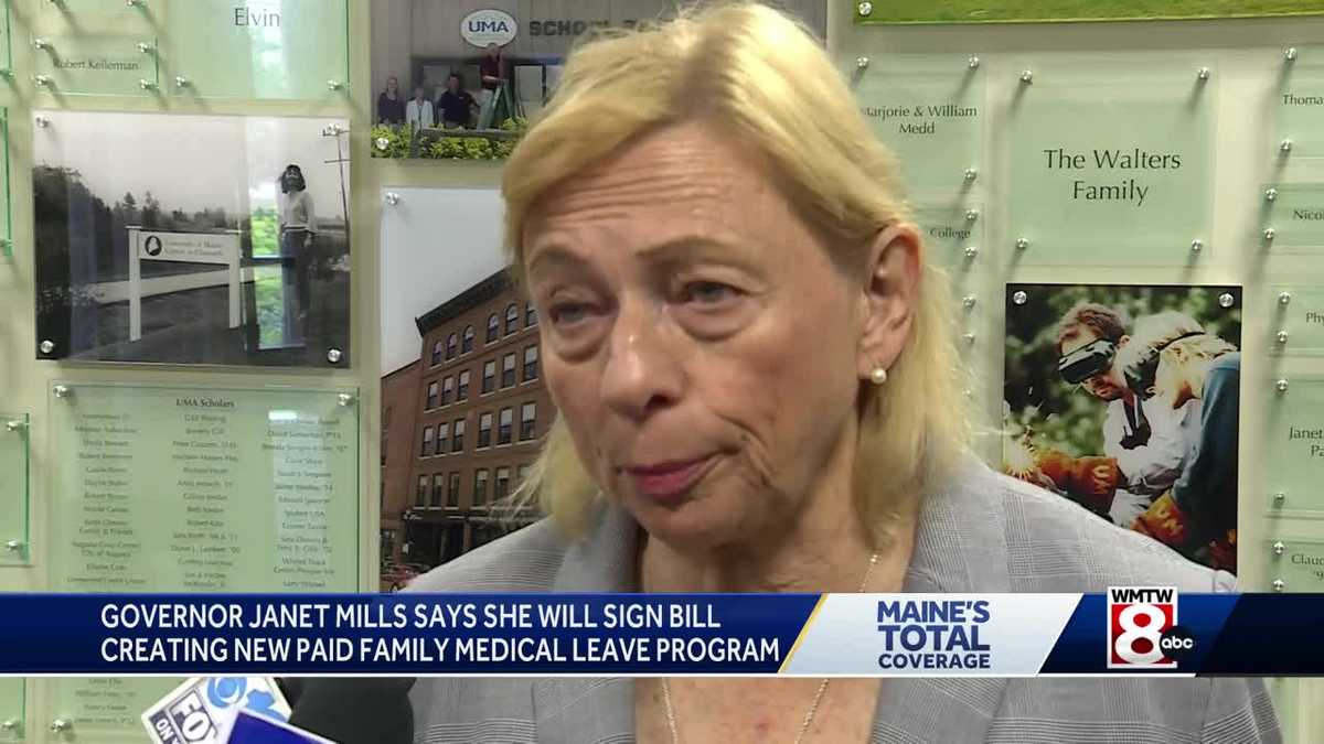 Maine Governor Janet Mills announces support for paid family and ...