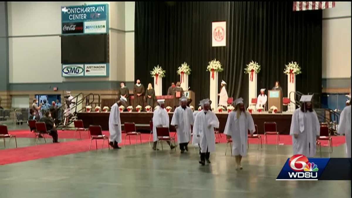 High school seniors finally get to walk across the stage at the ...
