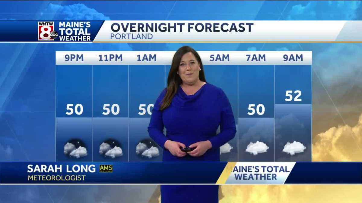 Cloudy Friday morning, brightening for the afternoon