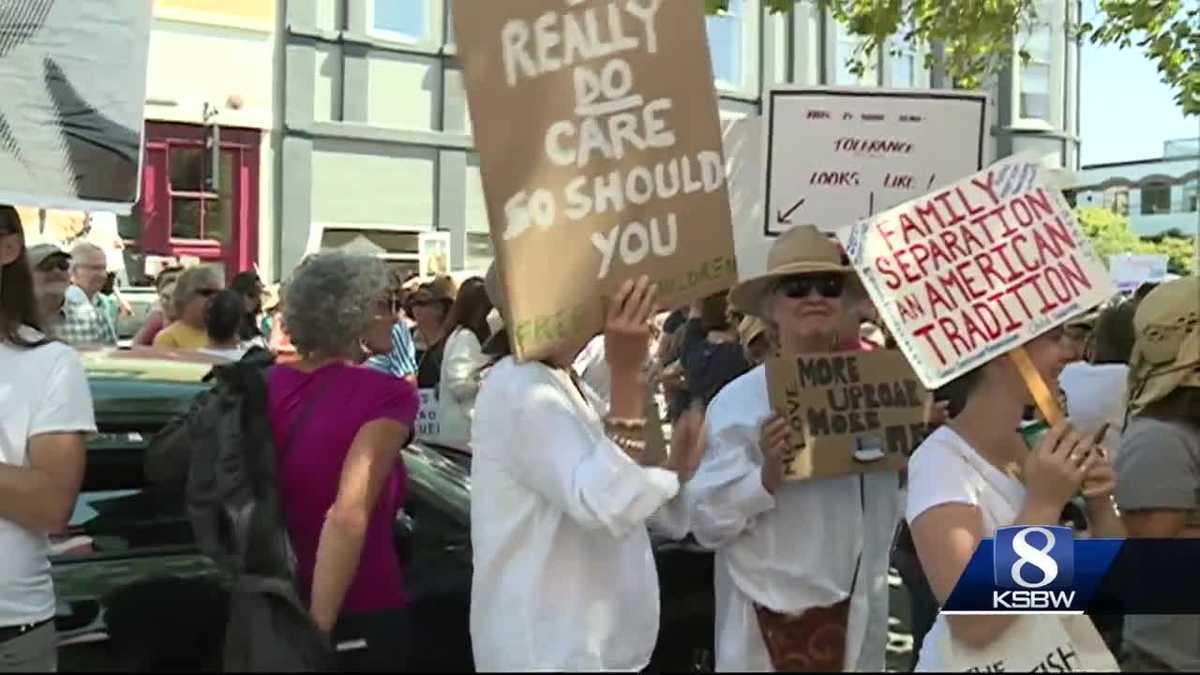 Thousands rally in Downtown Santa Cruz to keep families together at the ...