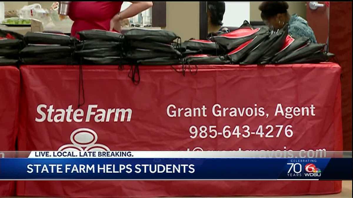 North Shore State Farm agents hold school supply giveaway