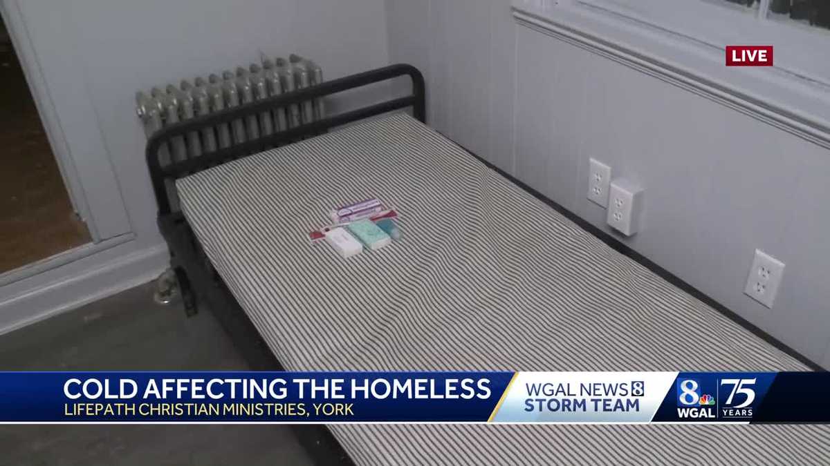 Warming shelter in York helps homeless people in freezing temperatures
