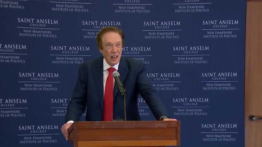 Presidential hopeful Perry Johnson hits NH campaign trail