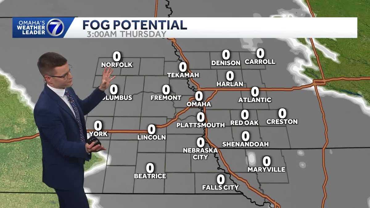 Omaha afternoon weather forecast for Wednesday, December 24