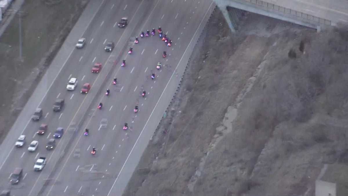 NewsChopper 9 video: Procession held for officer Cody Allen