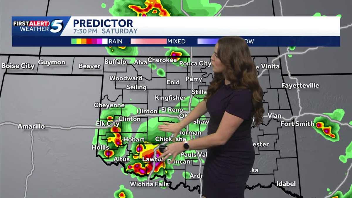 Storm risk rises Saturday afternoon