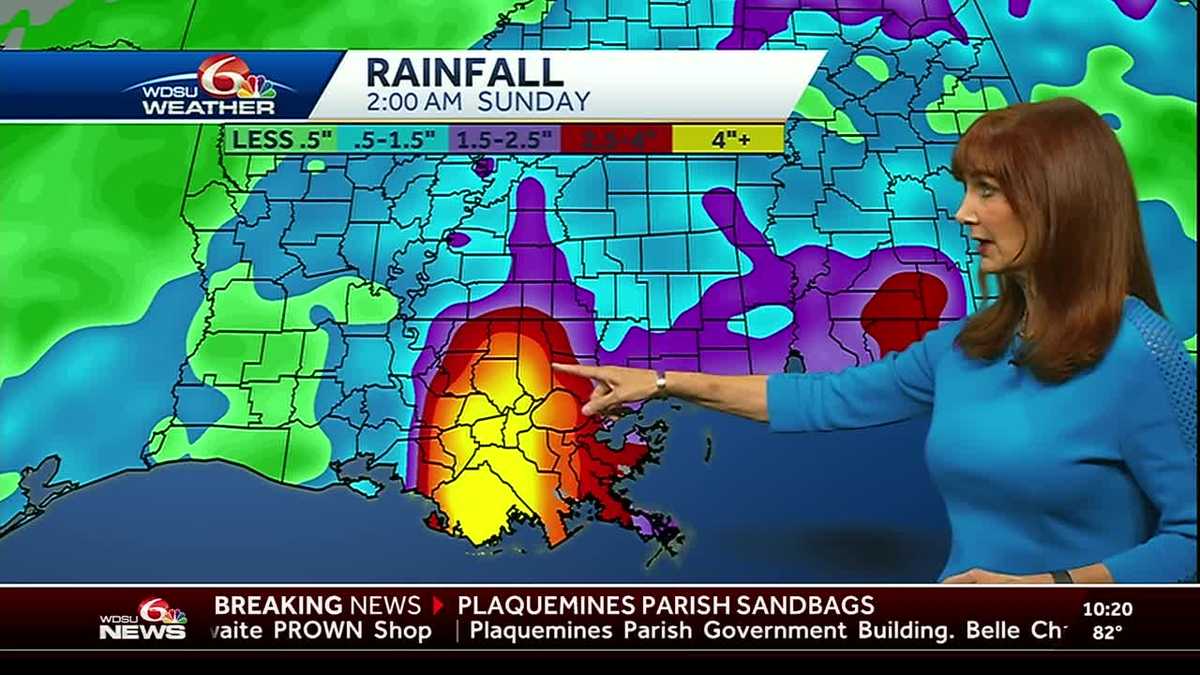 Locally heavy rain possible