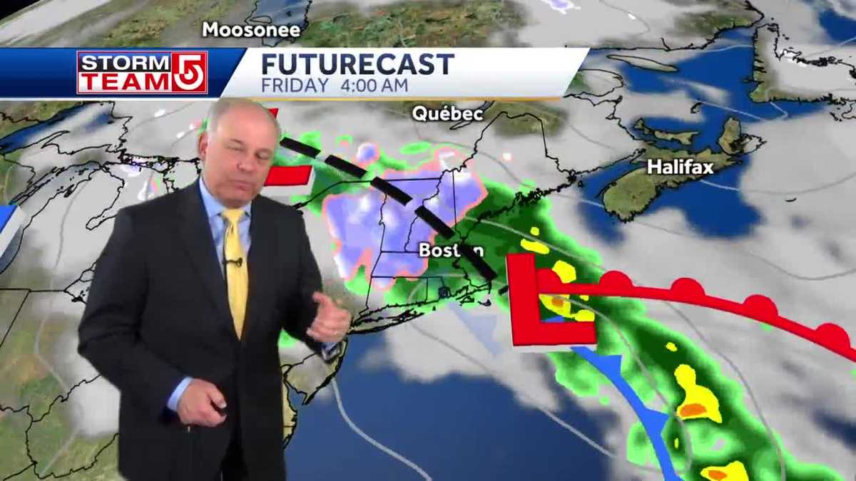 Video: Long-duration storm brings heavy rain, some snow